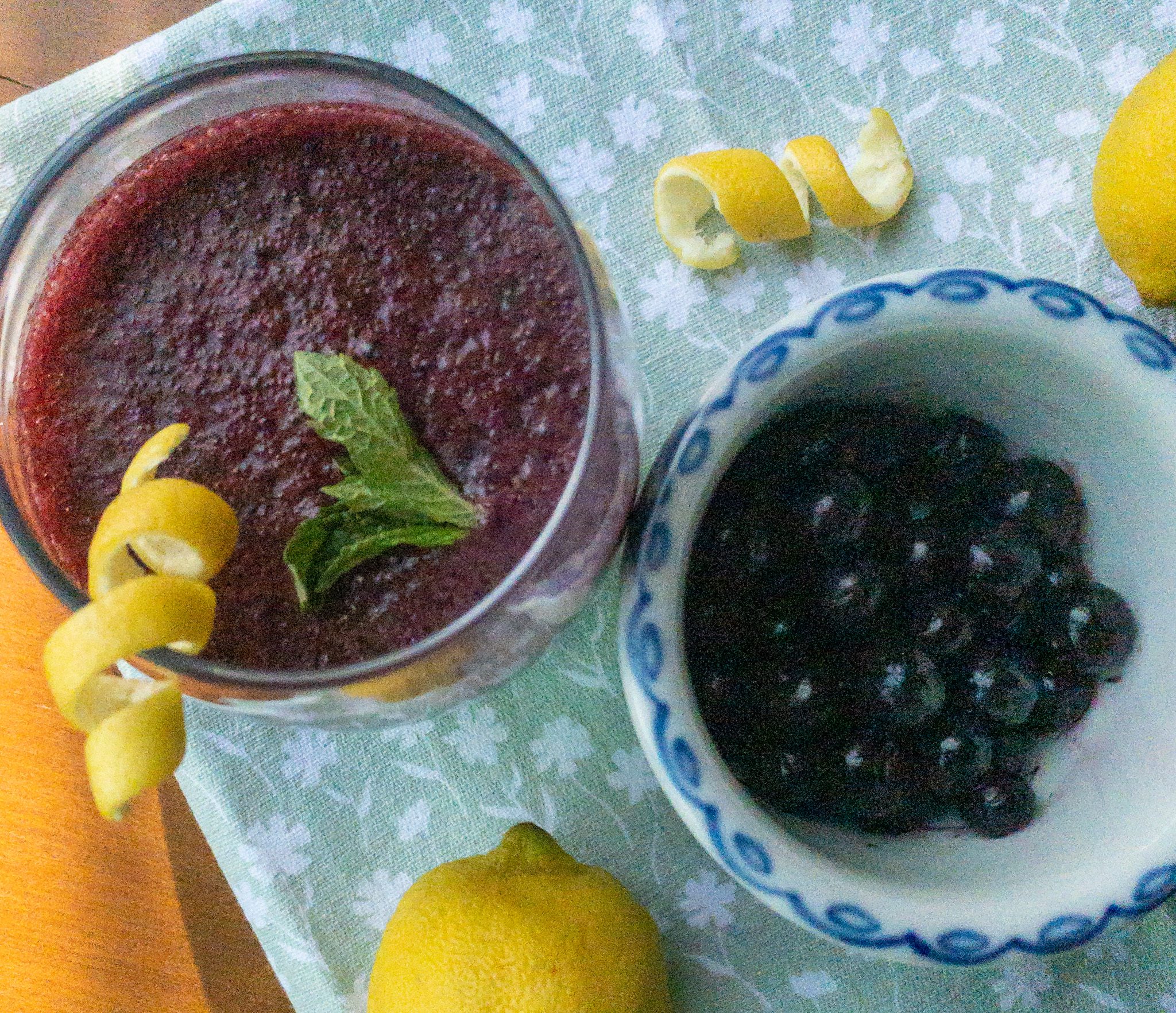 Easy Blueberry Lemonade with Electrolytes