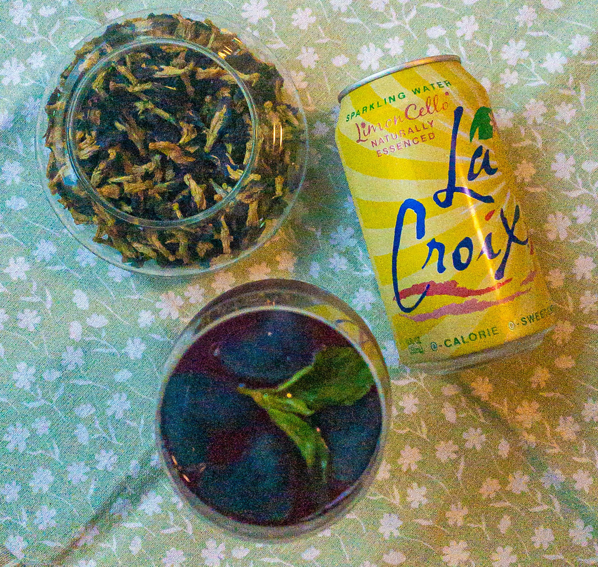 Simple Purple Basil Lemonade with Butterfly Pea Tea & Electrolytes